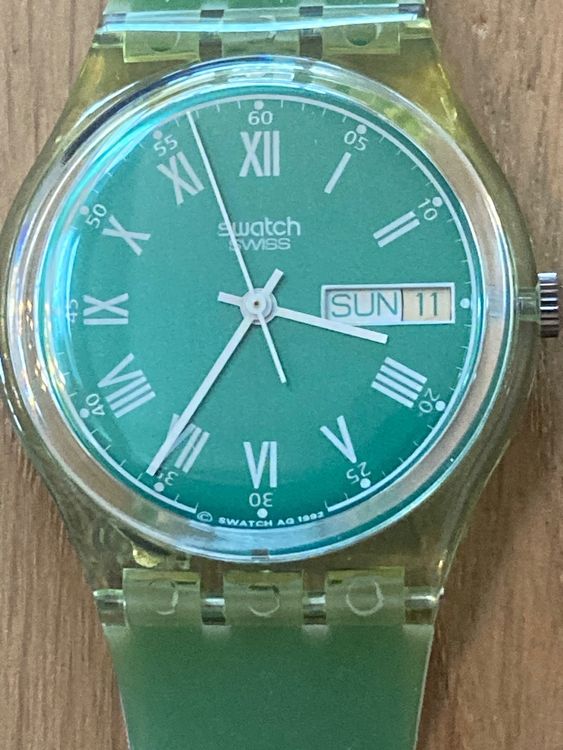 Swatch GG 704 Metal Skies Greenset | Kaufen auf Ricardo