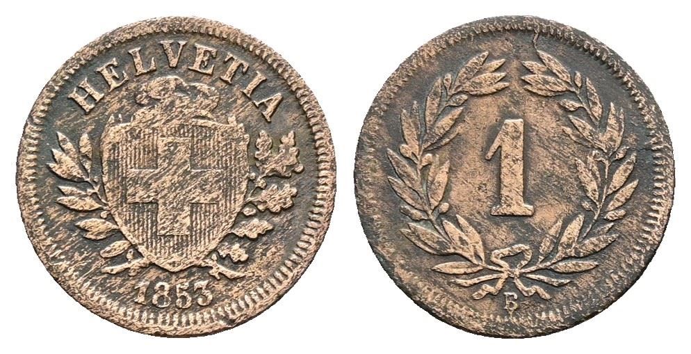 Schweiz - 1 Rappen 1853 | Kaufen auf Ricardo