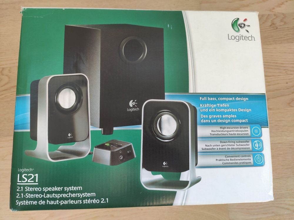neues Logitech LS21 2.1-Boxen-System | Kaufen auf Ricardo