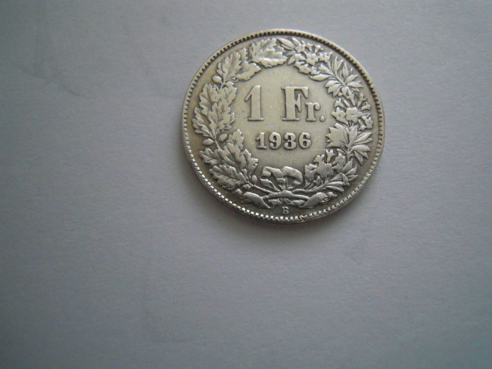 1 Fr. 1936 silber | Kaufen auf Ricardo
