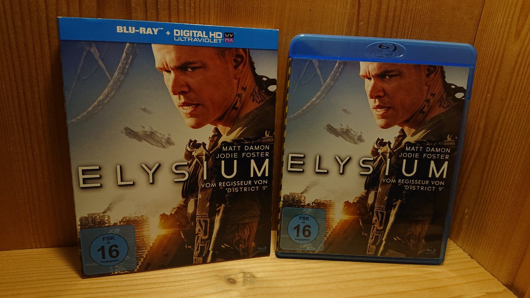 ELYSIUM Blu-Ray mit Matt Damon und Jodie Foster (Gebraucht) in ...
