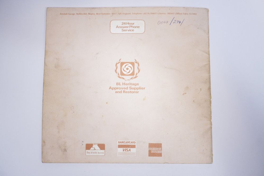 7∑ Ersatzteilkatalog zu MG T Naylor Brothers | Kaufen auf Ricardo