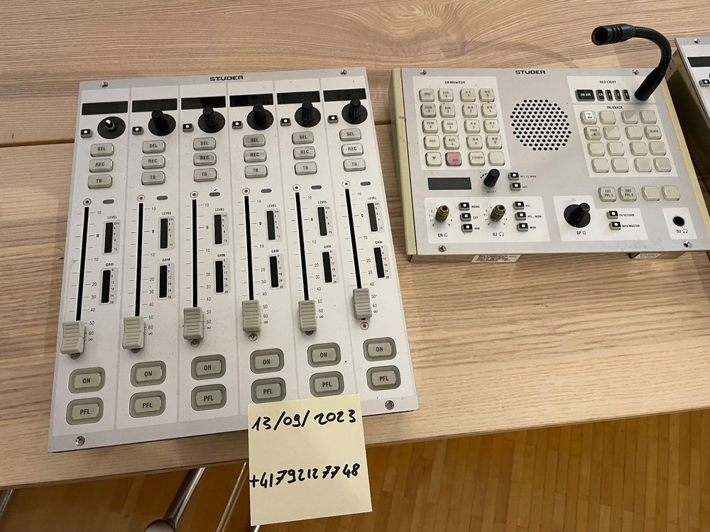 Studer Mixer On Air 3000 for parts - pour les pièces (Defekt) in Prilly ...