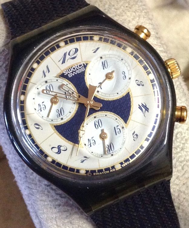 SWATCH ETA Chronograph Herrenuhr ( Quartz / 40 mm ) (Gebraucht) in ...