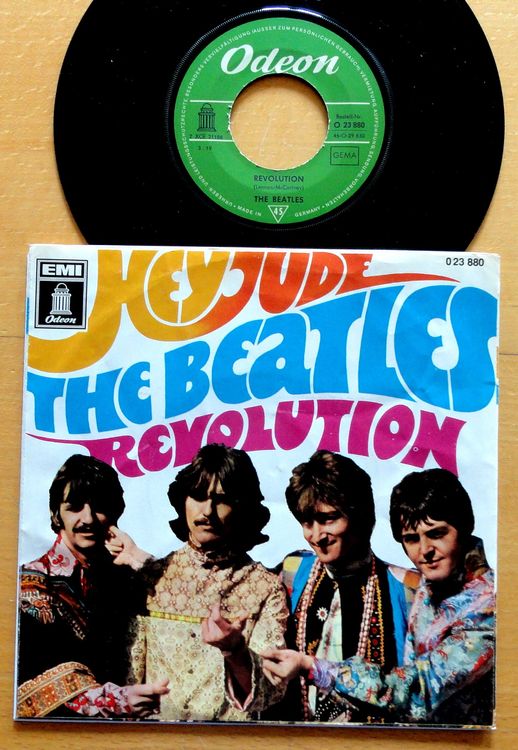 SI THE BEATLES hey Jude / revolution ODEON 1968 KULT HIT (Gebraucht) in Kesswil für CHF 5 – mit ...