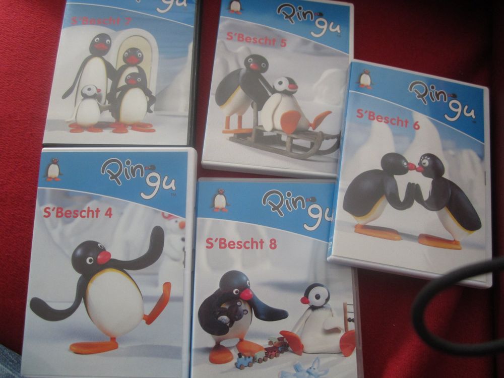 5 Pingu DVDs S'Bescht 4, 5, 6, 7, 8 (Gebraucht) in Volketswil für CHF ...