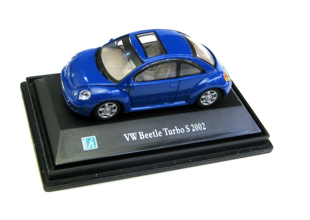 VW Beetle Turbo S 2002 rot oder blau Cararama 1-72 250-58-59 (Neu ...