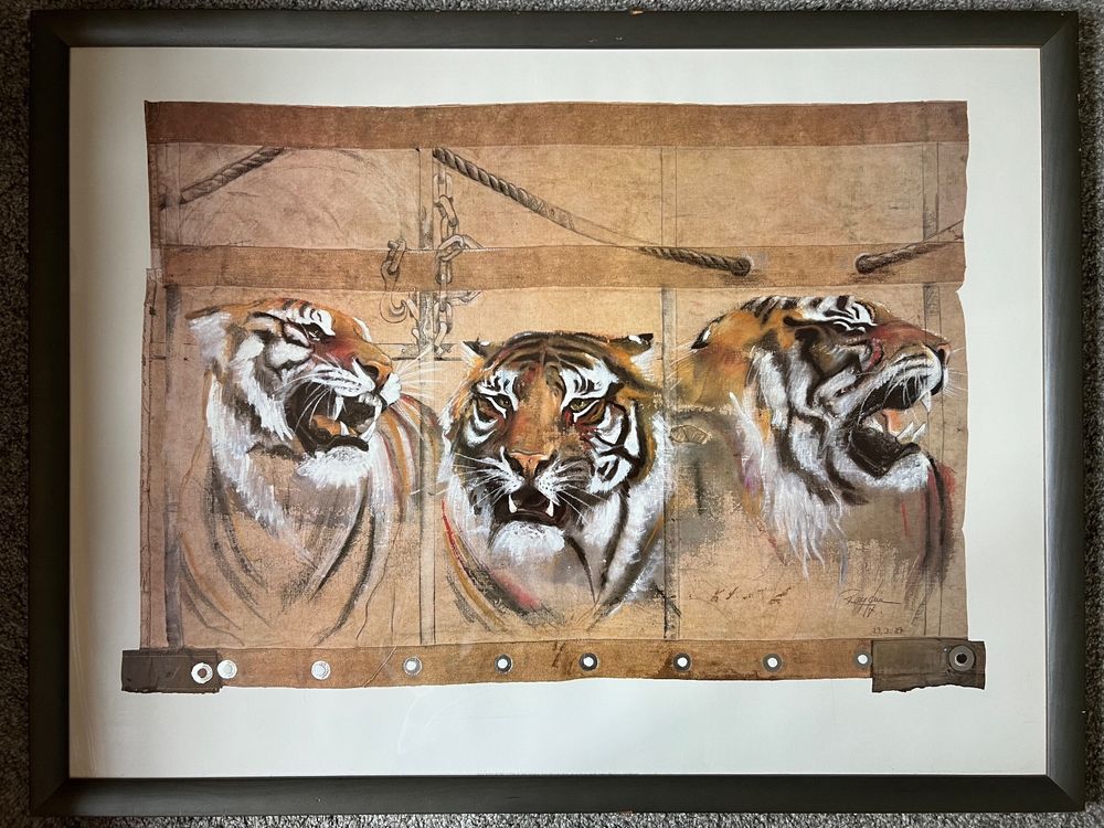 Rolf Knie "Circus Tiger" Original Bild (Gebraucht) in Schaffhausen für CHF 21 – mit Lieferung ...