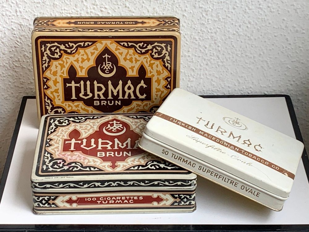 3 alte Turmac Zigaretten Blechschachteln (Gebraucht) in für CHF 30 ...
