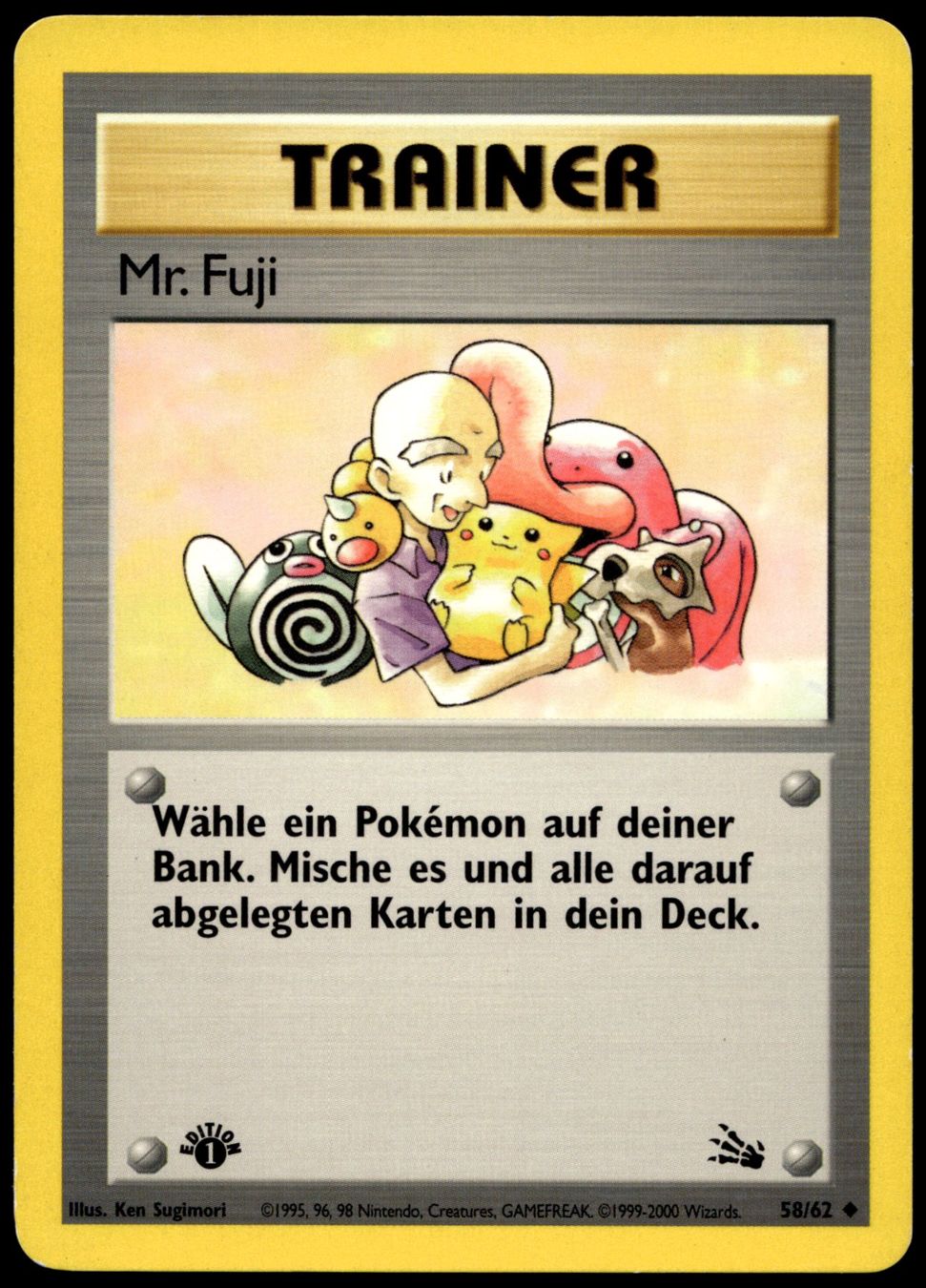 Mr. Fuji 58/62 Pokémon Fossil 1.Edition ab 1.- (Gebraucht) in Uster für ...
