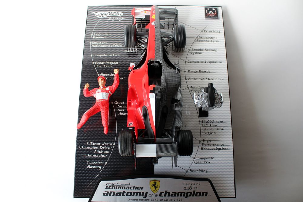 HOT WHEELS 1:18 - Ferrari 248 F1 "Anatomy of a Champion" (Neu und ...