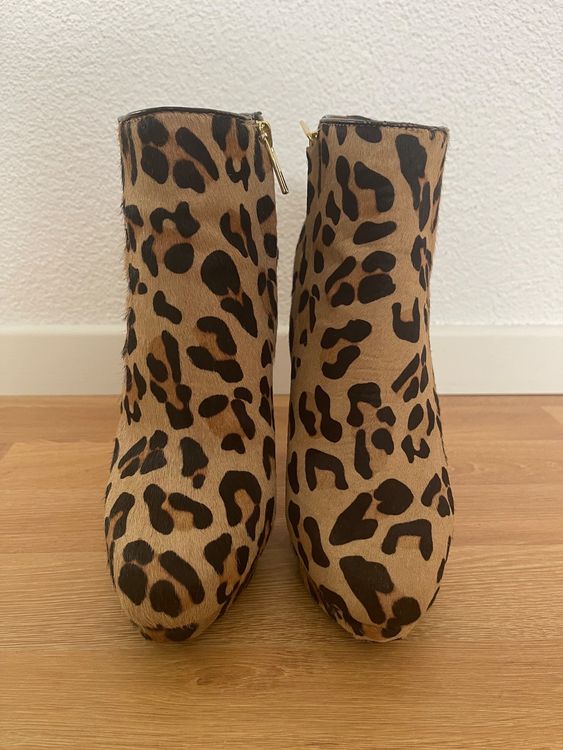 Zara Leopard Shoes Fur Leather Boots 38 (Gebraucht) in Zürich für CHF ...