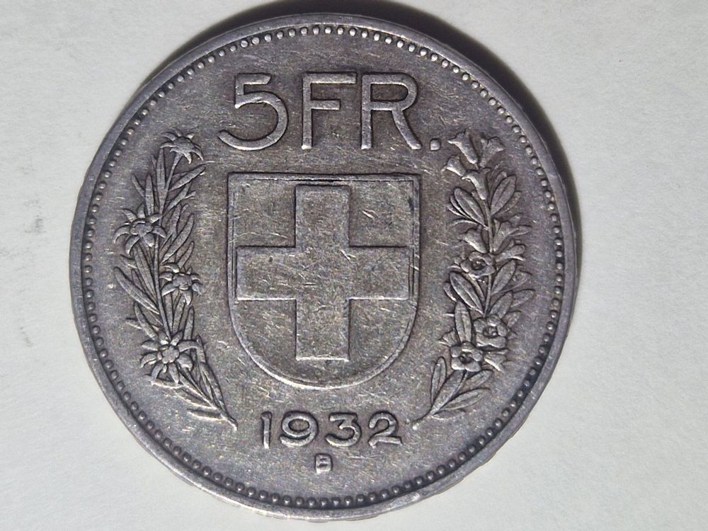 5fr Silber 1932 | Kaufen auf Ricardo