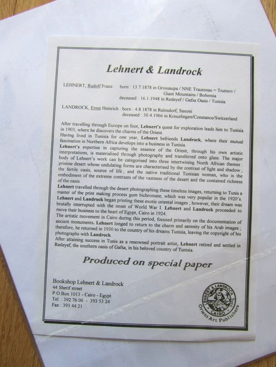 Lehnert & Landrock - FOTO (Gebraucht) in Seengen für CHF 10 – mit ...