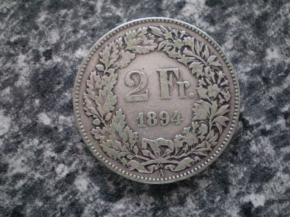 2 Fr.1894 !!! Rar !!! ab 1.- !!! (Gebraucht) in Dierikon für CHF 7 – mit Lieferung auf Ricardo ...
