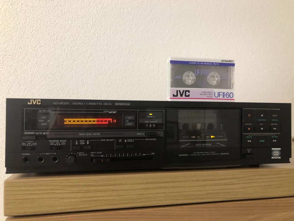JVC KD-VR 320 Stereo Auto-Reverse Tapedeck - Wie Neu ! | Kaufen auf Ricardo