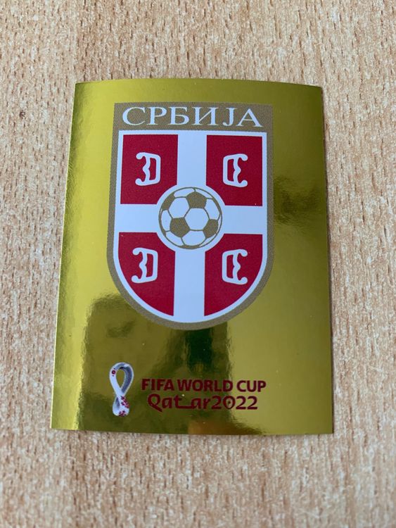 Panini WM 2022 Wappen Serbien SRB 2 | Kaufen auf Ricardo