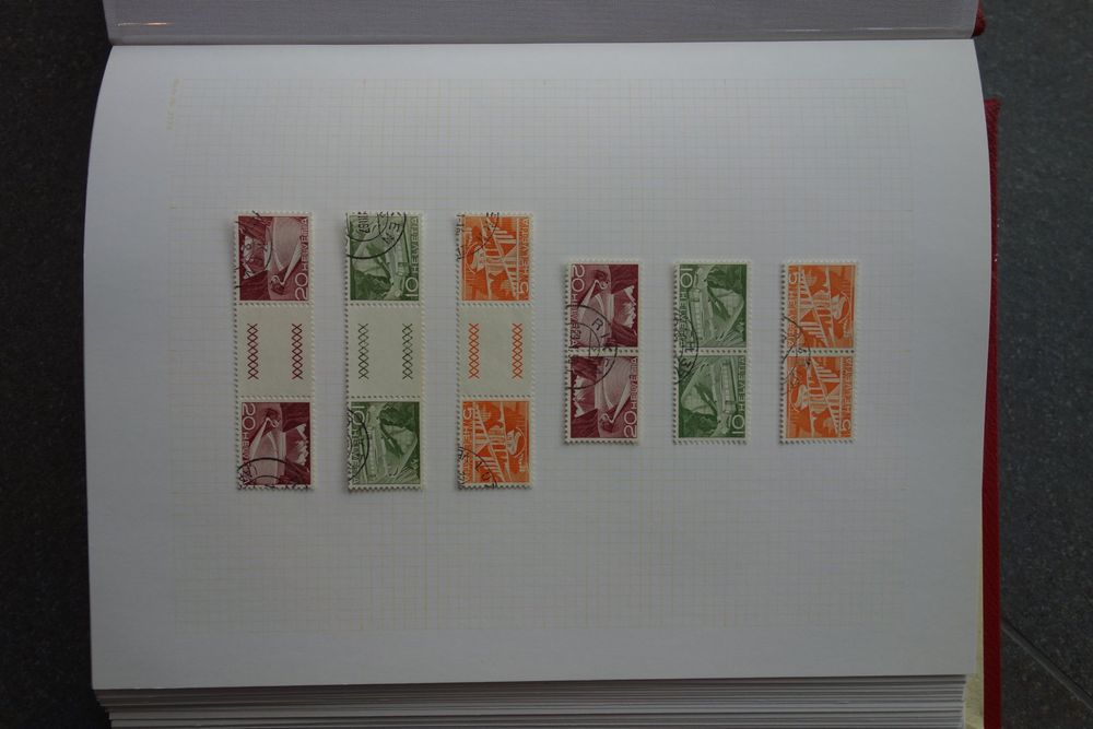 Grosses Lot Kehrdrucke Varianten mit und ohne Zwischenstege | Kaufen auf Ricardo