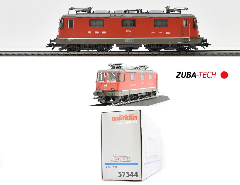Märklin 37344 E-Lok Re 4/4 II SBB H0 WS Digital mit OVP (Gebraucht) in ...