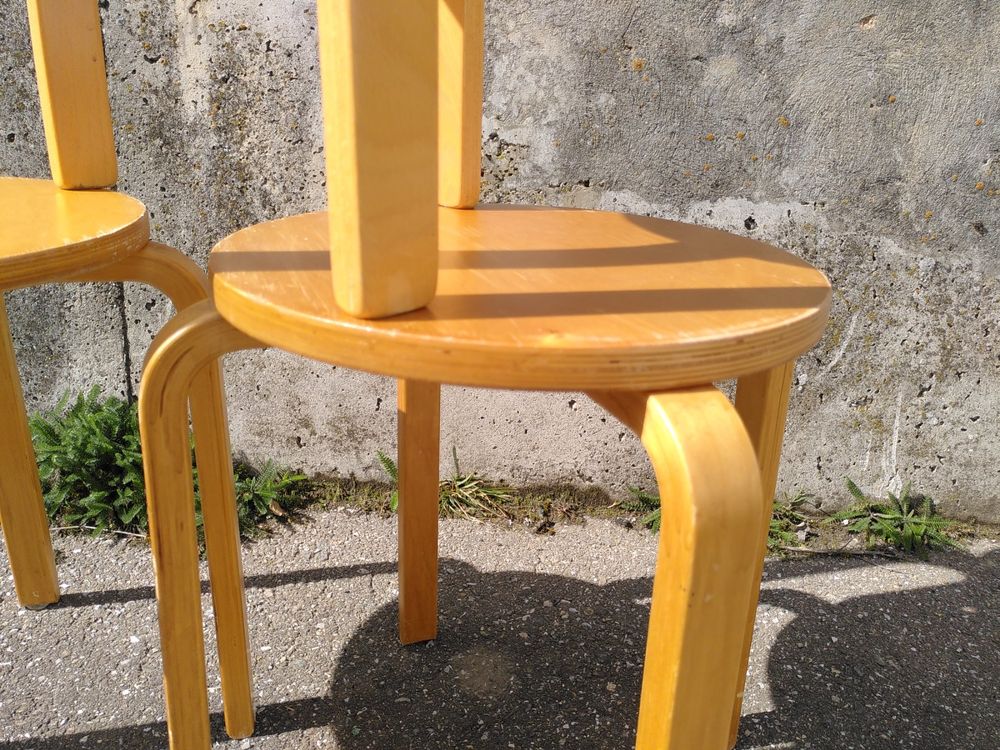 2 IKEA Frosta Stool Stapelhocker Alvar Aalto + 1 extra | Kaufen auf Ricardo