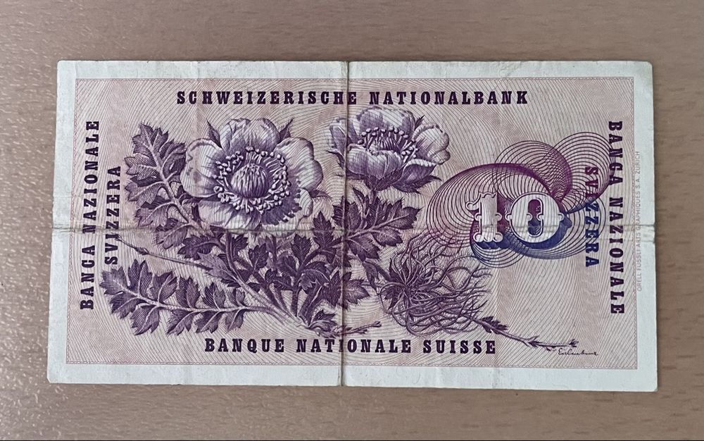 10 Franken Note 1974 | Kaufen auf Ricardo