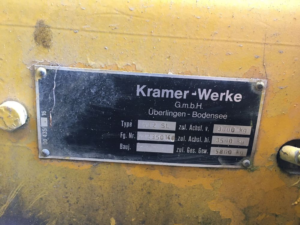 Arbeitskarren Kramer 512 SL (Gebraucht) in Triesen für CHF 7500 – nur ...