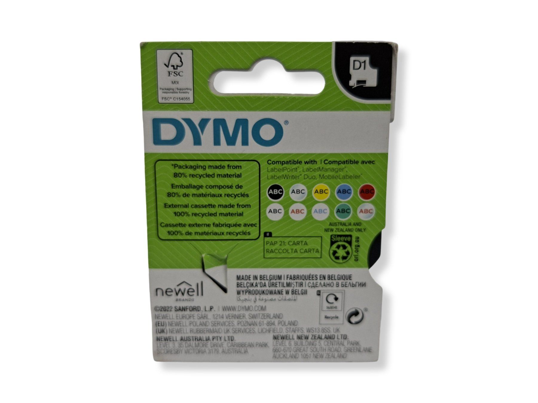 DYMO Beschriftungsband D1 Schwarz auf Weiss (Gebraucht) in Solothurn ...