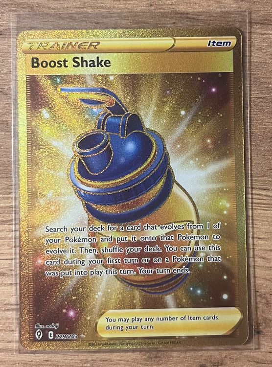 Boost Shake GOLD RARE 229/203 Pokemon Evolving Skies | Kaufen auf Ricardo