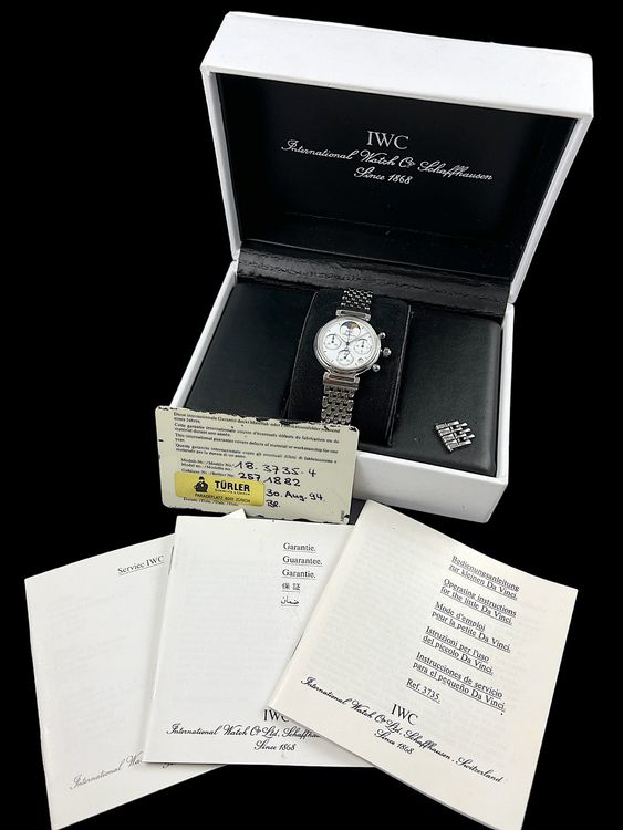 IWC Da Vinci Lady Mondphase Stahl 29mm Q Full Set 1994 *U78 (Gebraucht) in Zürich für CHF 1765 ...