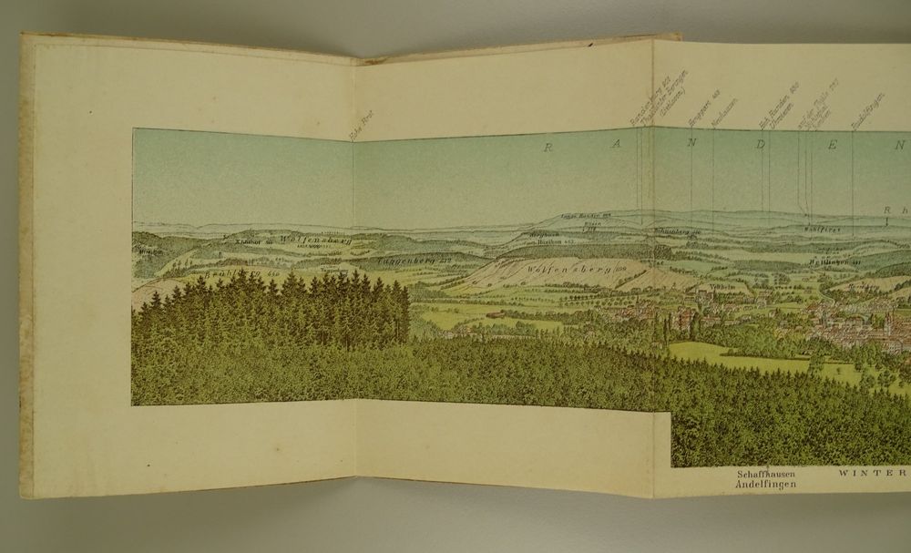 PANORAMA VOM ESCHENBERG BEI WINTERTHUR, 1895 (Gebraucht) in Grüningen ...
