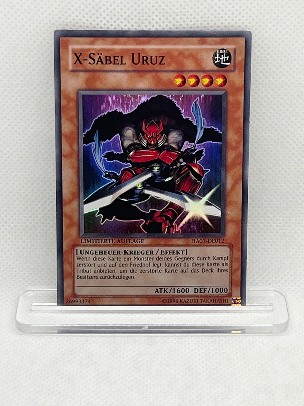 Yu-Gi-Oh! Karte: X-Säbel Uruz - Selten - Top Zustand! (Gebraucht) in ...