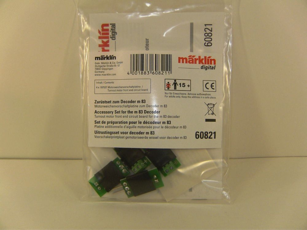 Märklin 60821 Zurüstset zum Decoder m 83 | Acheter sur Ricardo