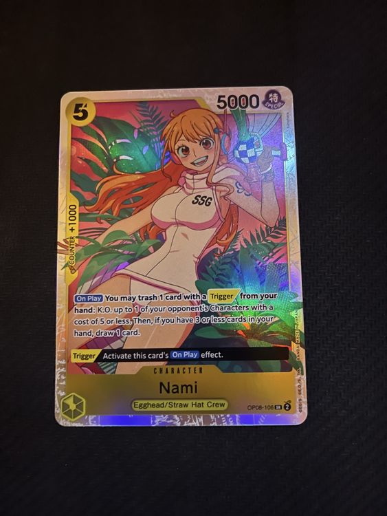Carte One Piece "Nami" OP08-106 SR (Neu und originalverpackt) in Vérossaz für CHF 5 – mit ...
