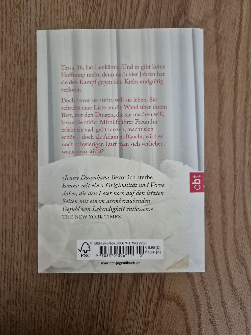 Jenny Downham "Bevor ich sterbe" - Roman (Gebraucht) in Goldach für CHF ...