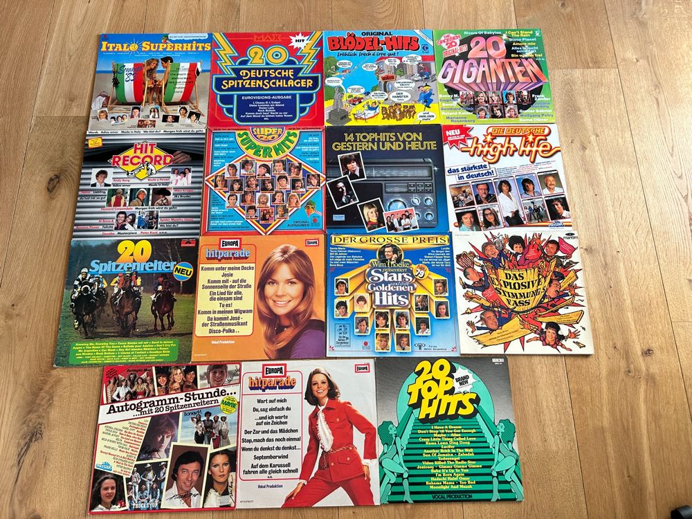 LP Sampler Sammlung Pop 15 LPs | Kaufen auf Ricardo