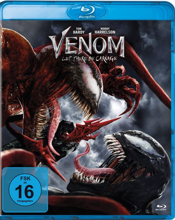 Venom 2 - Let There Be Carnage (2021) Tom Hardy/Harrelson/BD (Neu und originalverpackt) in ...