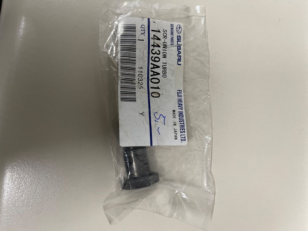 SUBARU IMPREZA LEITUNG TURBO/HOHLSCHRAUBE/DICHTUNG (Neu und ...