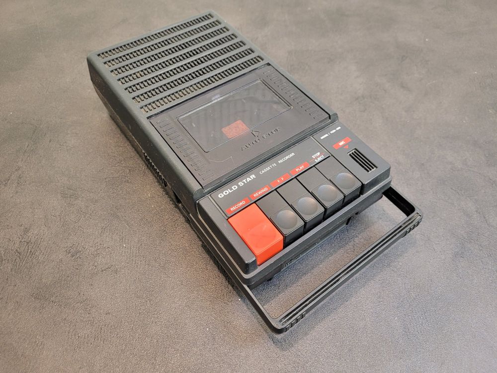 Gold Star TCM-609 Cassette Recorder Microphone Korea 1980 J | Acheter ...