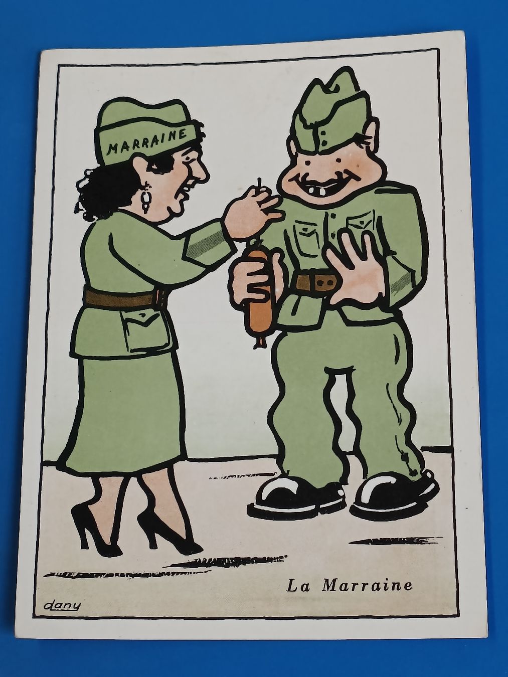 Litho Humor PK / Mobilisation 1939/40 CP. FR. FUS. I/217 (Gebraucht) in ...