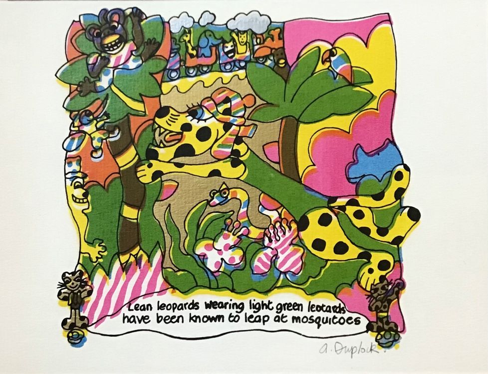 Albert DUPLOCK Farb-Serigraphie (Gebraucht) in Root für CHF 5 – mit ...