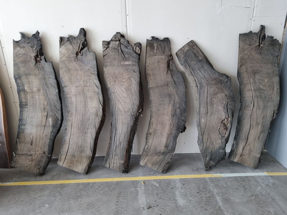Mooreiche Bretter Unikat bog Oak Edelholz Massivholz Deko (Gebraucht ...