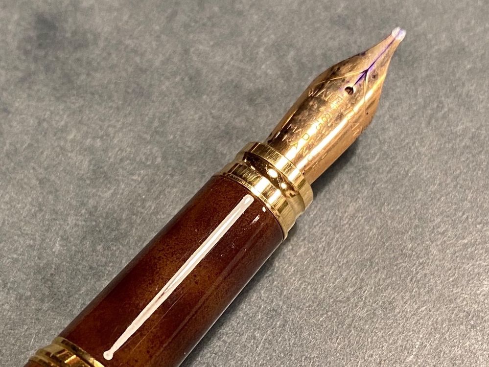 Waterman Füllfederhalter Plaque Or Feder 18K 750 (Gebraucht) in ...