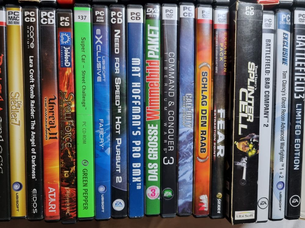 60 x PC Games (DVD/CD) (Gebraucht) in für CHF 10 – mit Lieferung auf ...