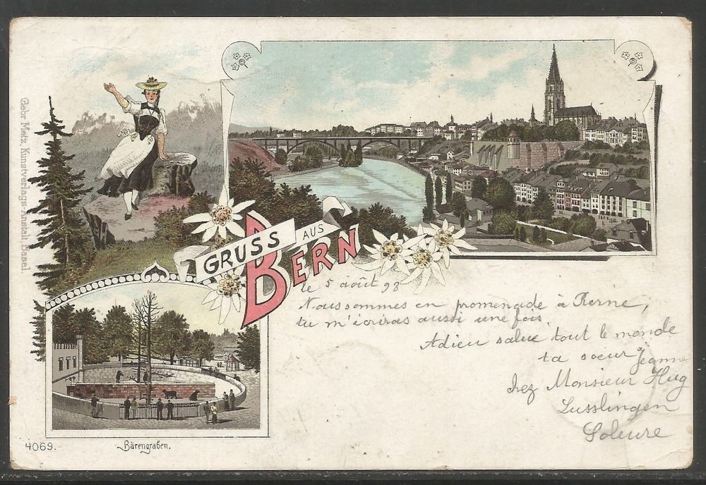 Carte P de 1898 ( Gruss aus Bern ) | Kaufen auf Ricardo