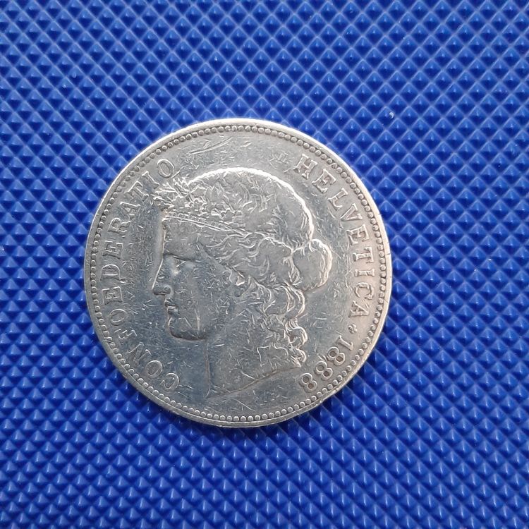 5 Francs 1888 Rare (Gebraucht) in Carouge GE für CHF 680 – mit Lieferung auf Ricardo kaufen