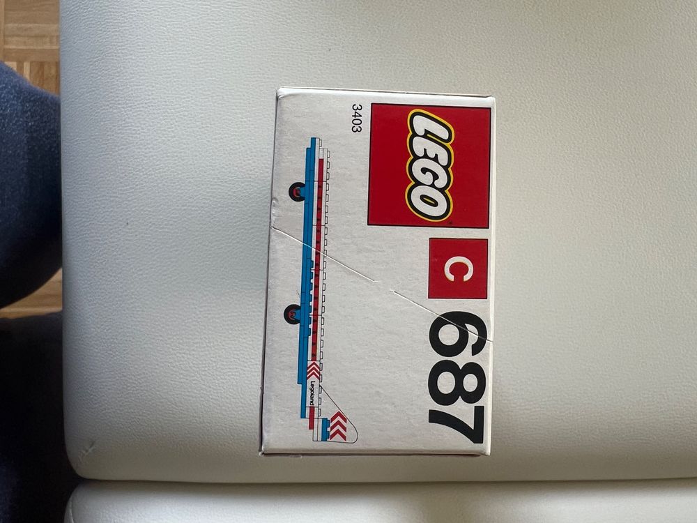 Vintage LEGO Legoland Flugzeug 687 C, OVP&neu! Selten! (Neu und ...