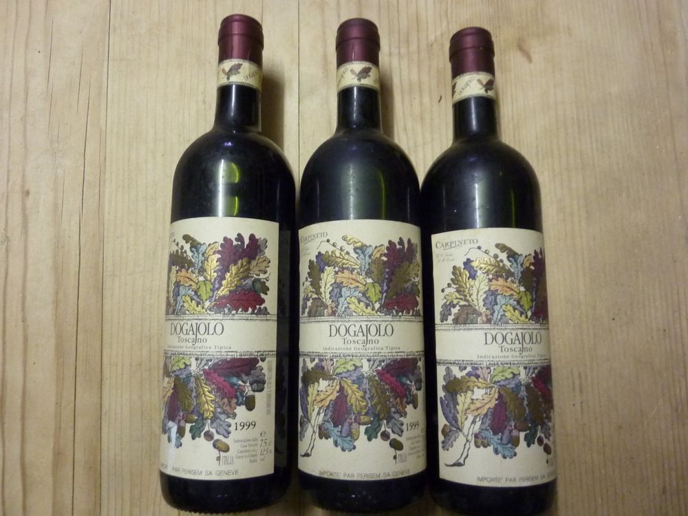 5 Flaschen Rotwein Carpineto Toscana Rosso 1999 (Gebraucht) in Luzern ...