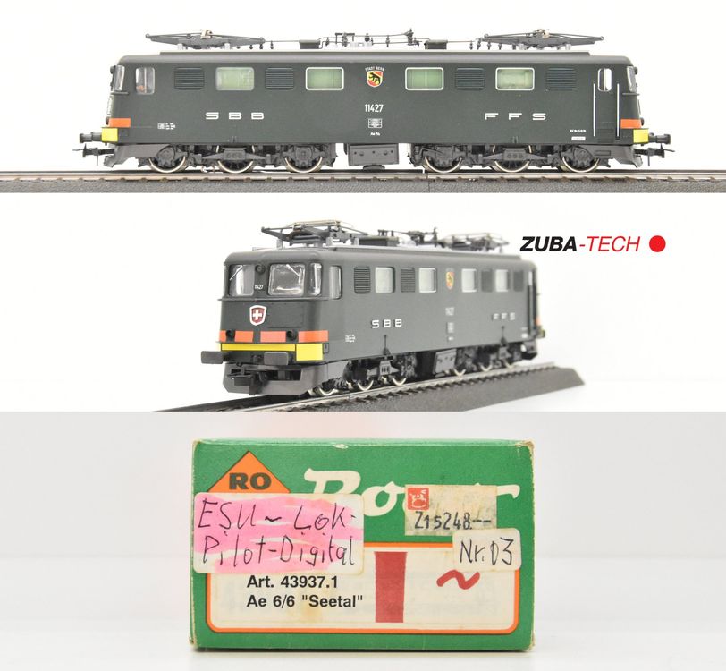 Roco 43937.1 Ae 6/6 "Seetal", "Stadt Bern" H0 WS Digital OVP (Gebraucht) in St. Gallen für CHF ...