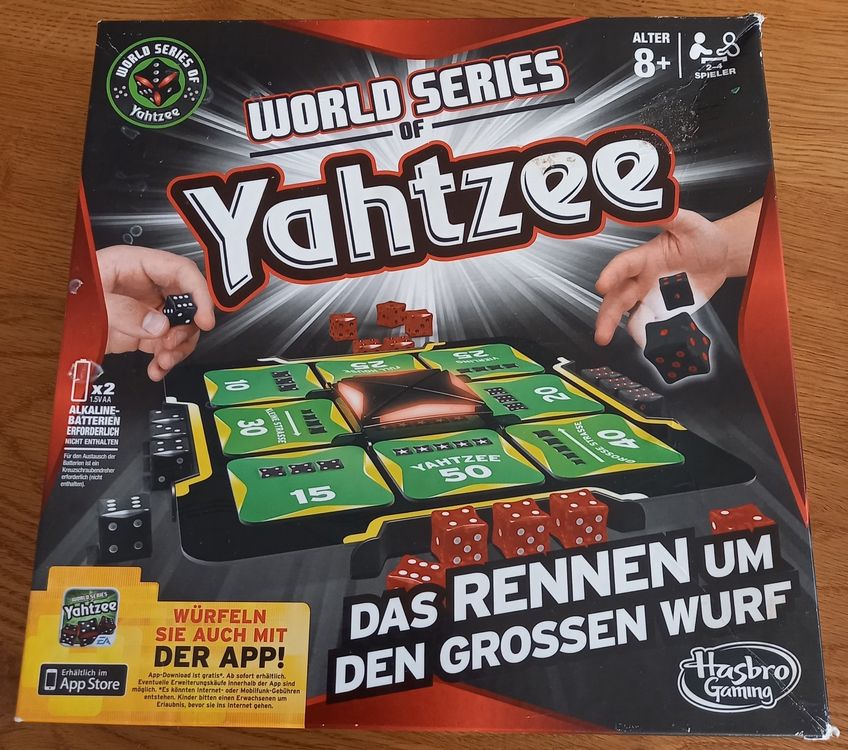 *YAHTZEE* - WÜRFELSPIEL; 27 X 27 X 5/UNVOLLSTÄNDIG/ANLEITUNG (Gebraucht ...