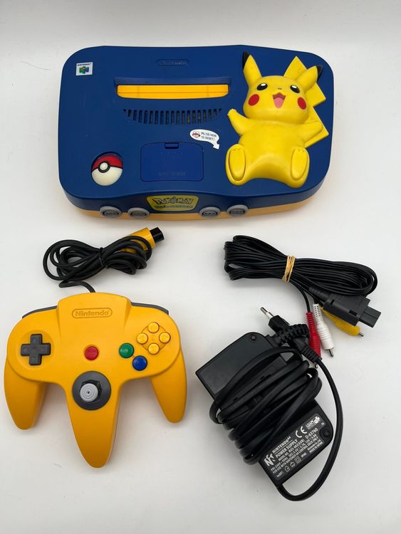 Nintendo 64 Pikachu Special Edition + Controller N64 Pokemon (Gebraucht ...